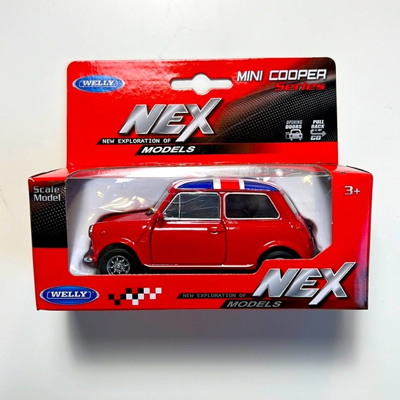 Welly | Toys | Welly Mini Cooper Mini Model Red With Union Jack Top In ...